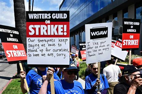 The Best Signs Of The WGA Picket Line NPR