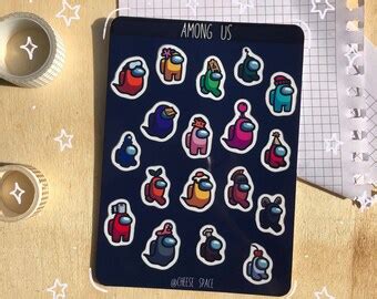 Among Us Sheet Etsy