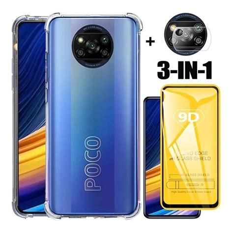 Kit Capa Anti impacto Película 3d 9d Película Câmera para Xiaomi
