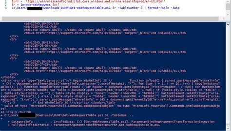 Powershell Extracting Html Table As Csv Stack Overflow