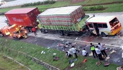 Identitas 10 Korban Tewas Kecelakaan Maut Tol Cipali Ada Warga