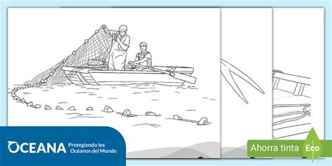 FREE Fichas De Colorear Pescadores Peruanos Twinkl