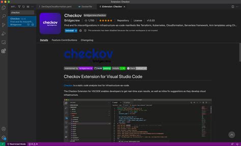 Vs Code Plugin Cloud Devsecops With Bridgecrew
