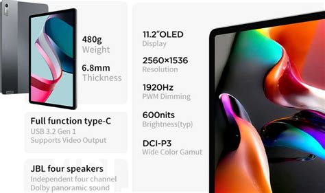 Lenovo Xiaoxin Pad Pro 2022 Pantalla OLED Y Kompanio 1300T En Oferta