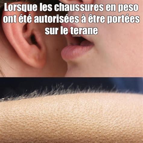 Мем Lorsque les chaussures en peso ont été autorisées à être portées