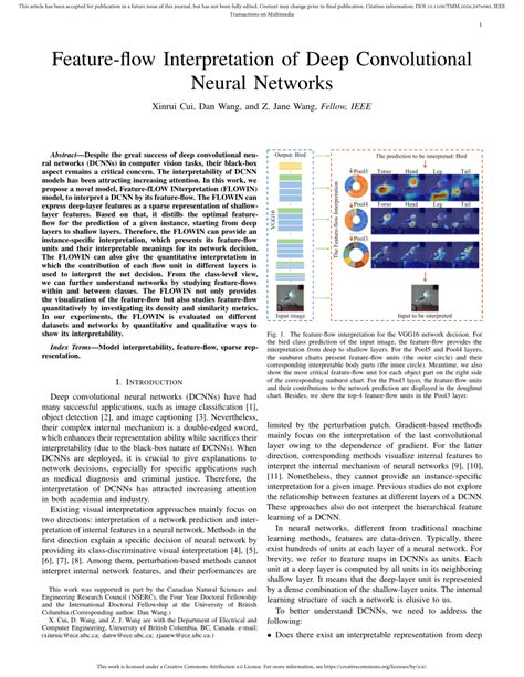 pdf feature flow interpretation of deep convolutional neural networks