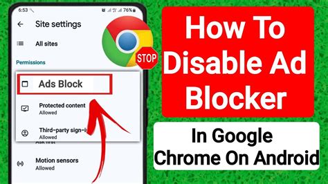 How To Disable Ad Blocker In Google Chrome On Android IOS YouTube