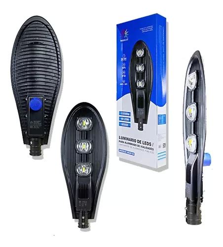 Lampara Led Suburbana Tipo Cobra Bifasica C Fotocelda 120w Meses Sin