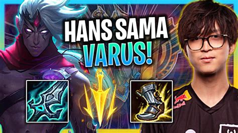 Hans Sama Brings Back Varus G Hans Sama Plays Varus Adc Vs Jhin