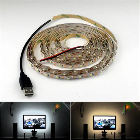 V Cm M M M M M Usb Cable Power Led Strip Light Lamp Smd