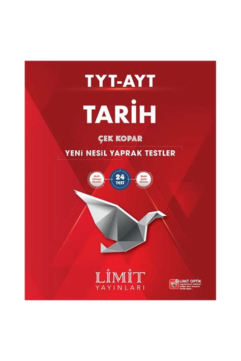 Limit Yayınları Tyt Ayt Tarih Çek Kopar Yaprak Test Fiyatı Yorumları