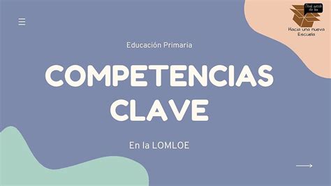 Competencias Clave LOMLOE