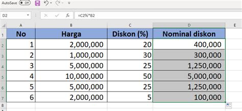 Cara Menghitung Persentase Di Microsoft Excel 2010 Hybrid Co Id