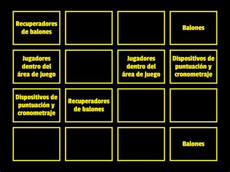 3ER EVALUACIÓN DODGEBALL CLOTH Parejas