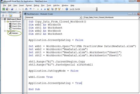 How To Copy Data From A Closed Workbook In Excel VBA ExcelNSG