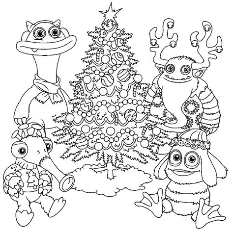 Dibujos para colorear Mis monstruos cantantes Páginas para colorear