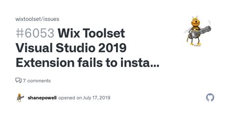 Wix Toolset Visual Studio Extension Fails To Install With Invalid