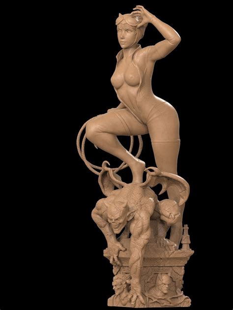 Catwoman NSFW 3D Print 3D Model 3D Printable CGTrader