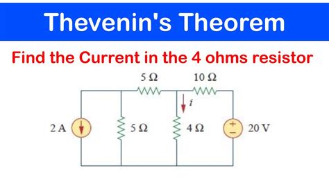 18 Thevenin S Theorem Concept With Solved Examples Knust YouTube