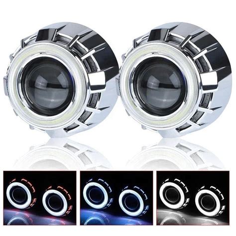 ABS Plastic Aes Bi Xenon Hid Headlight Car Projector Headlight 55 Watts