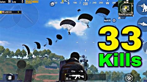 PUBGMOBILE SANHOK GAMEPLAY 33 KILLS SOLO VS SQUAD BOOTCAMP YouTube