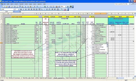 Self Employed Record Keeping Spreadsheet Spreadsheet Downloa Free