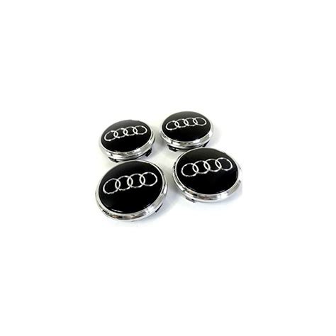 Centro De Rueda Audi Negro 77 Mm