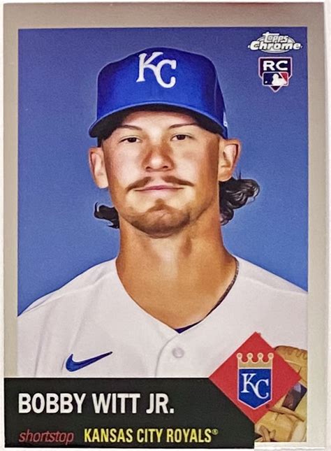 Bobby Witt Jr 2022 Topp Chrome Platinum Anniversary Kansas City Royals