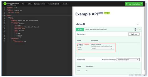 逐步学习 swagger enum：从入门到精通 csdn博客