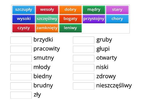 Cechy Charakteru Match Up