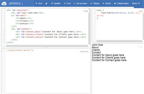 HTML And CSS On JsFiddle Chris Kim Ckportfolio