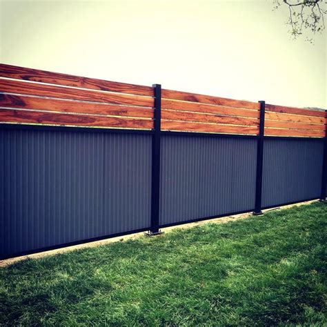 10 Wood And Metal Fence Ideas HomeDecorish