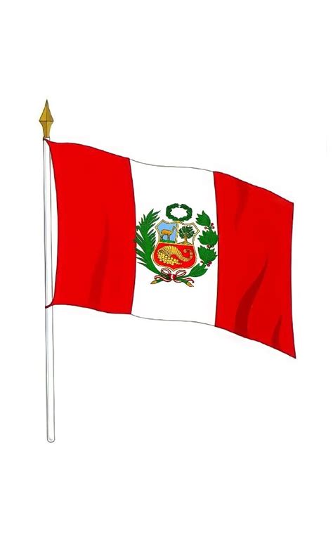 Bandera Peruana En 2024 Imagenes De Banderas Bandera Del Peru Bandera