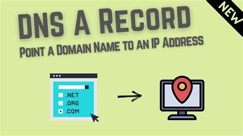 how to point a domain name to an ip address with port number dns a record example aapanel