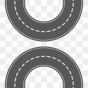 Curved Road Illustration