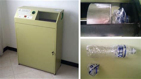 Maquina compactadora Prensa botellas plásticas PET YouTube