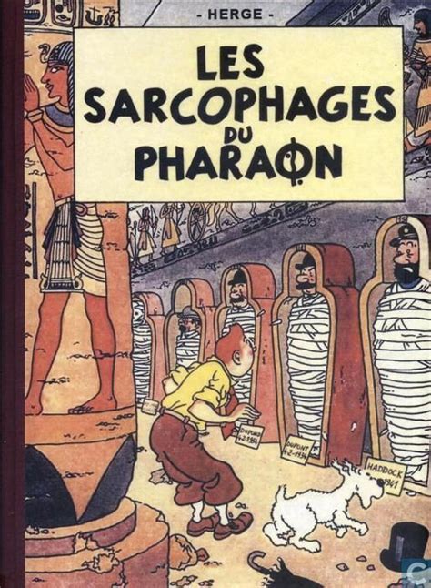 Les Aventures De Tintin Album Imaginaire Les Sarcophages Du Pharaon