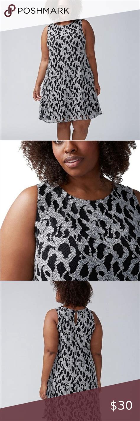 Lane Bryant Floral Lace Overlay Swing Dress Swing Dress Lace Swing