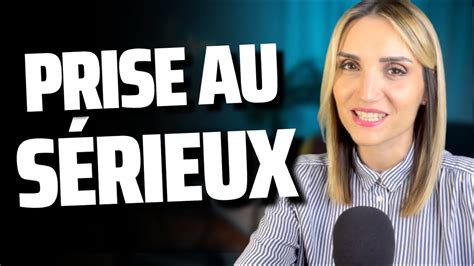 Comment être prise au sérieux au travail YouTube
