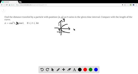 find the distance traveled by particle with position … solvedlib