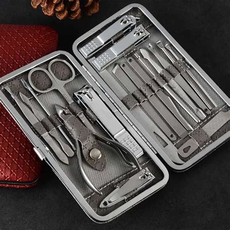 Ensemble De Coupe Ongles En Acier Inoxydable Pour Manucure Et P Dicure