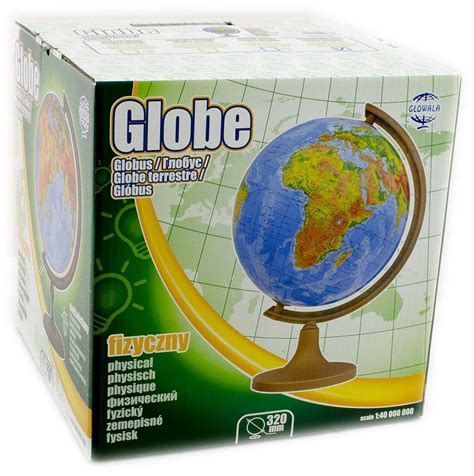 Globus z mapą fizyczną Świata kula 32 cm 9983478657 oficjalne