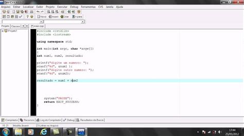 VIDEO AULAS 004 Como Criar Um Programa Simples No Dev C YouTube