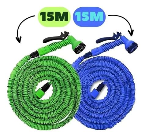 Mangueira M Gica Retr Til M Flex Vel El Stica Casa Jardim Cor Verde
