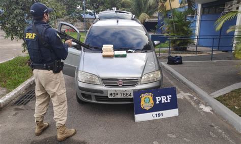 PRF apreende 5kg de pasta base de cocaína em Duque de Caxias Super