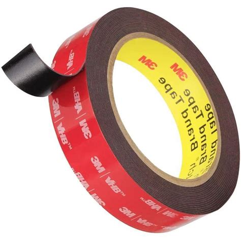 Ruban Adhésif Double 19mm x 3m Scotch Double Face Imperméable pour