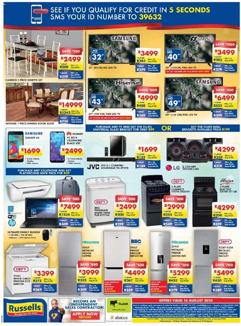 Russells Catalogue Russells Specials Russells Furniture Russells Sale