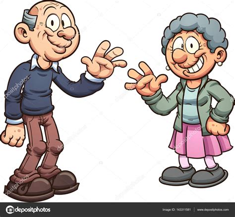 Dibujos Abuelos Dibujo Abuelos Felices De Dibujos