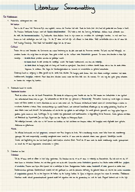 Nederlands Literatuur Samenvatting Middeleeuwen Tijdlijn Mariken Van