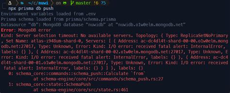 typescript Me da error al usar prisma db push Stack Overflow en español